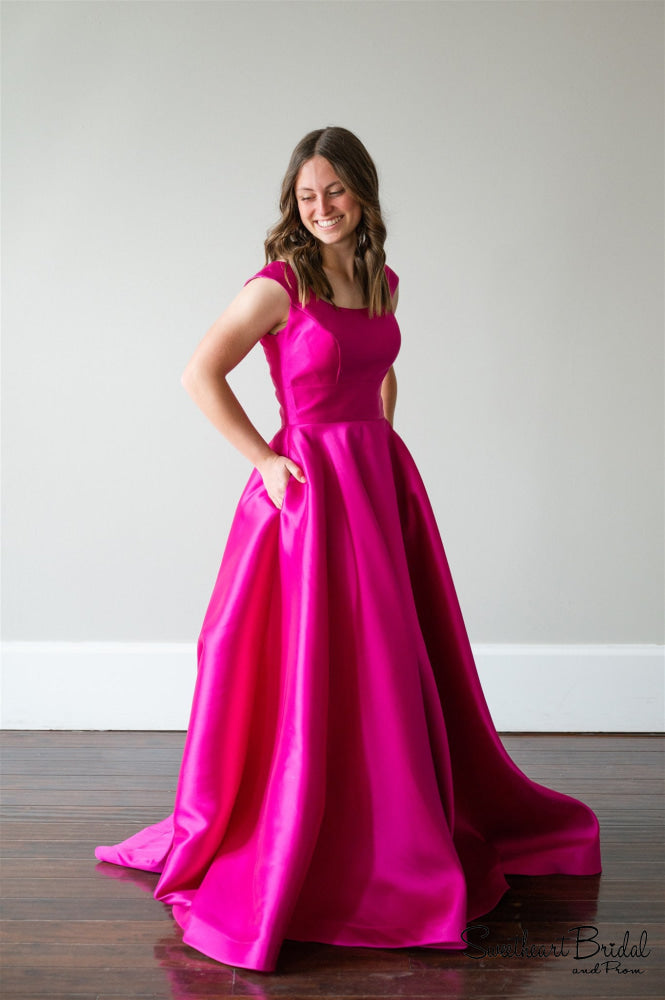 Jewel- Modest Prom Dress – Sweetheart Bridal
